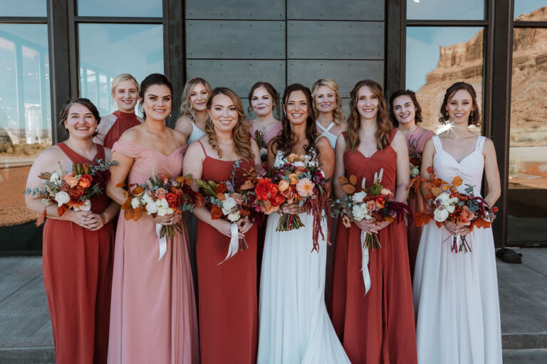 More Beautiful Ways That Fall Wedding Colors Fit a Moab Utah Desert Wedding