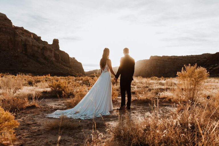 More Beautiful Ways That Fall Wedding Colors Fit a Moab Utah Desert Wedding