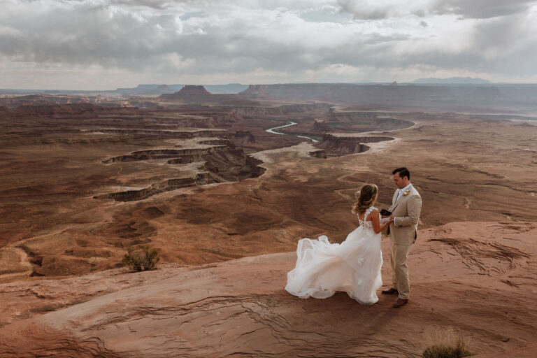 Where to Capture an Epic Moab Sunset Elopement in Canyonlands National Park